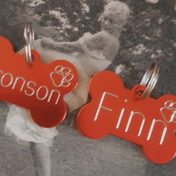 Quality Engraved Dog Tag, Pet ID Tags, Free Personalised Engraving ...