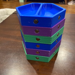 Hexagon Board Game Trays - Etsy