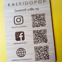 Personalised Wooden Open and Closed Sign for Business Eco-friendly 2 ...