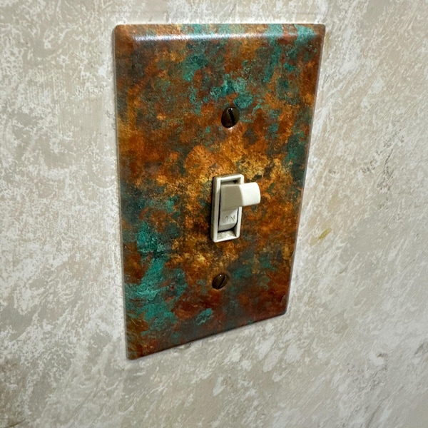 Metal Light Switch Cover | Light Switch Plate, Outlet Cover, Wall Plate ...