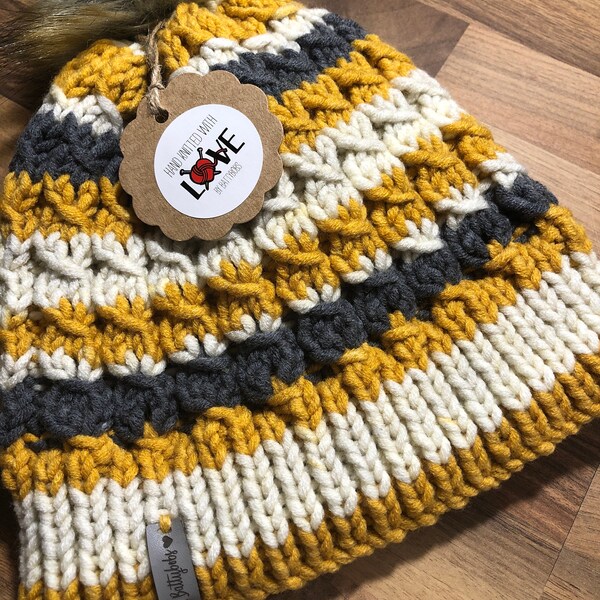Hand Knitted With Love by Battybobs - Bobble Hats Made From 100% ...