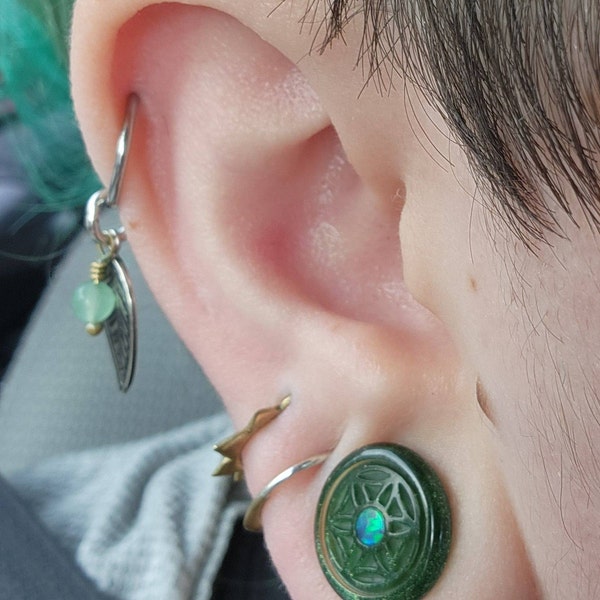 Spacey Nebula Glass Plugs, 1 Pair, Double Flare - Etsy