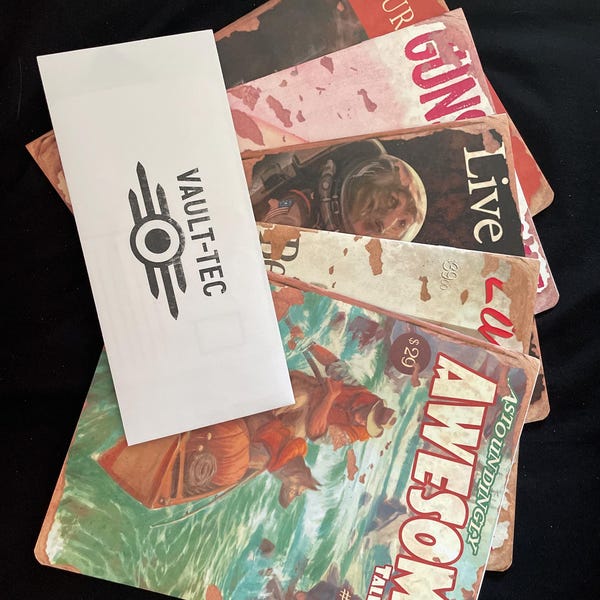 Un-official Handmade Fallout 4 COMPLETE SET of Grognak Comics/magazines ...