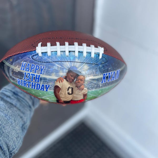 Custom Photo Football Playmaker Design Great for Senior Night, Coach ...