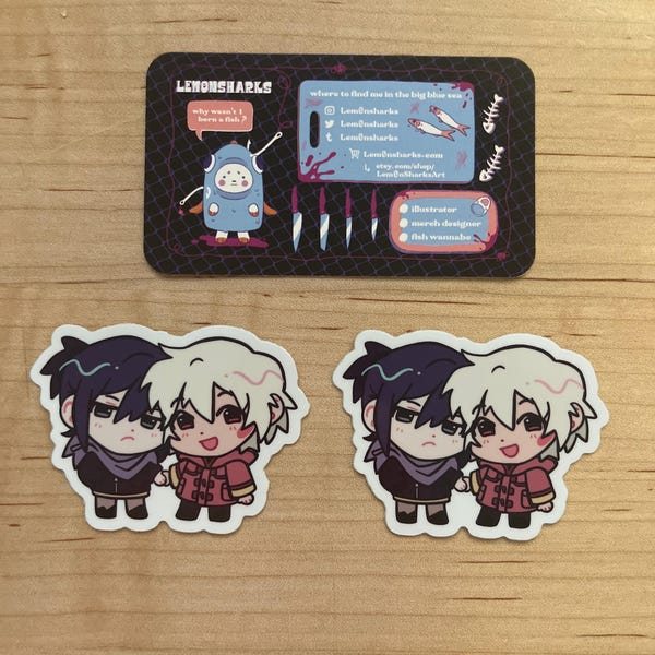 2.5” Enstars Koga Ball and Eichi Furby Stickers - Etsy