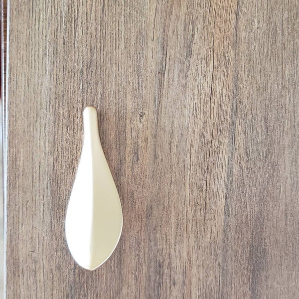 Leaves Brass Knobs and Pulls/ Plant Leaf Drawer Knobs/cabinet Pulls/wardrobe Pull /offices Knob ...