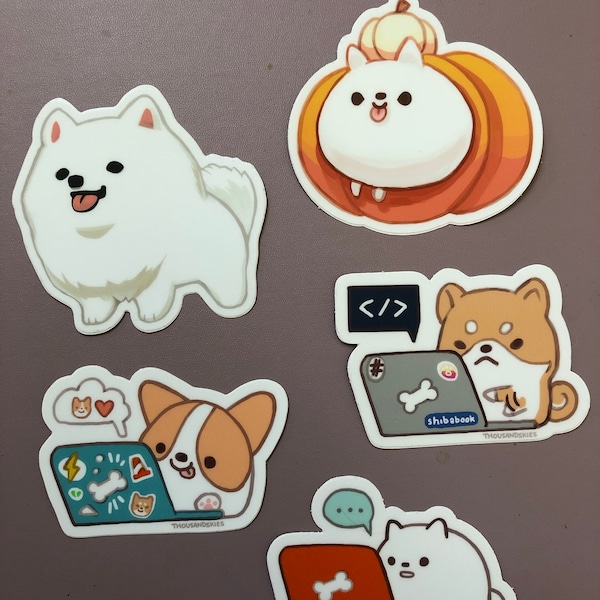 Vinyl Sticker Samoyed - Etsy