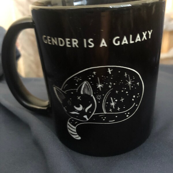 Gender is a Galaxy Tshirt Nonbinary Shirt Gender Fluid Tee Genderqueer ...