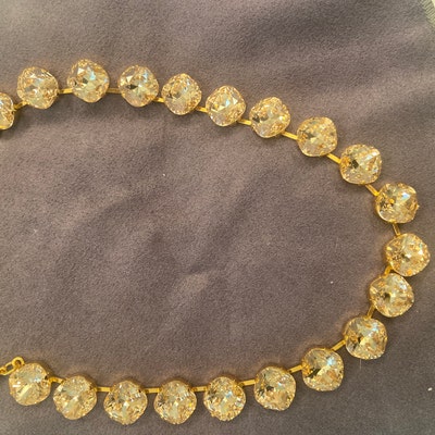 Anna Wintour Georgian Colette Style 12mm Cushion Cut Scarlet Ruby Red ...