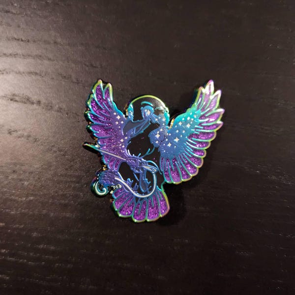 Enamel Pin - Wick Classic Horror Variant - Fursona Pins #748 - Etsy
