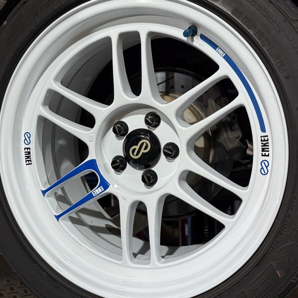 Volk Racing TE37SL 18" Wheel Spoke Stickers - Holographic Cherry ...