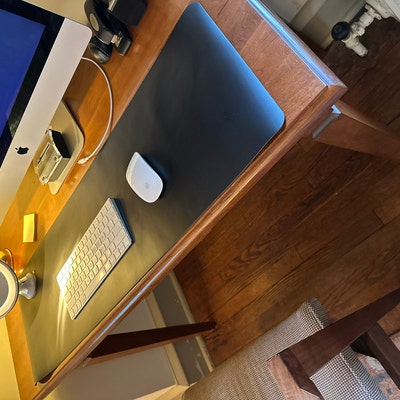 Leather Desk Mat Custom Size Desk Pad Personalized Office - Etsy