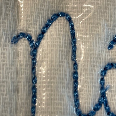 Hand Stitch Effect FONT Machine Embroidery Designs in Assorted - Etsy