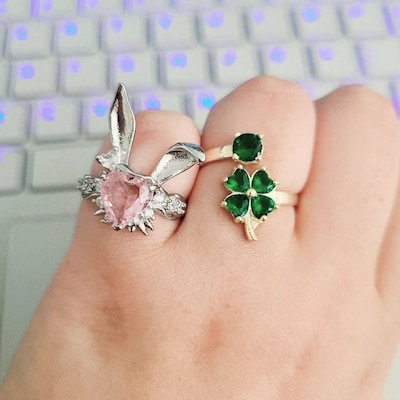 Silver Ringsliquid Metal Jewelryirregular Ringfashion - Etsy