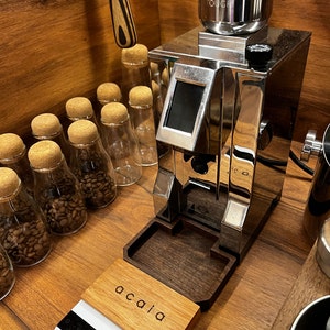 Walnut Wood Striped WDT Tool With Stand, Food Contact Compliance ...