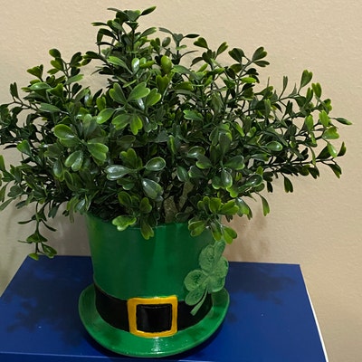 Irish Hat Planter.ready to Paint Irish Hat.unpainted Ceramic Bisque ...