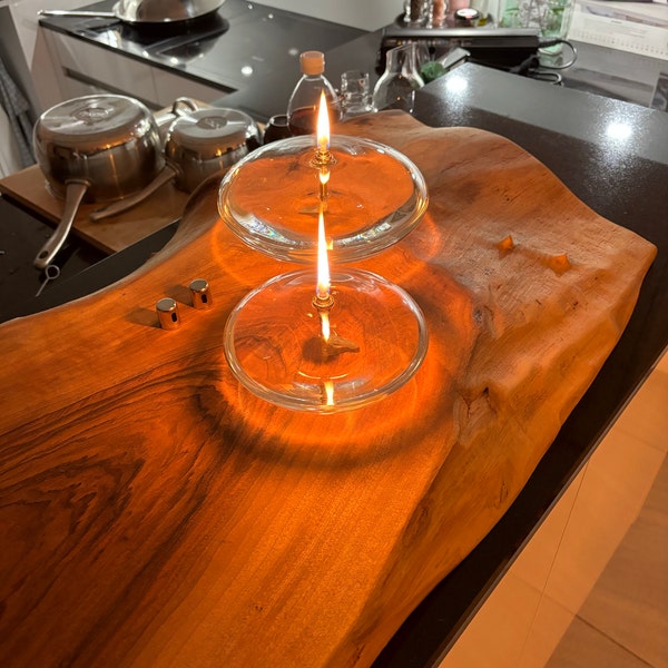 Modern Clear Glass Oil Lamp - Perfect for Living Room Decoration and a ...