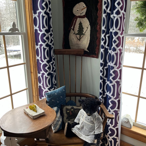 RUG HOOKING KIT - When Snowflakes Fall on Linen - Etsy