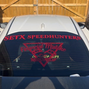 Evo Racing Windshield Decal Car Sticker Banner JDM Vinyl - Etsy