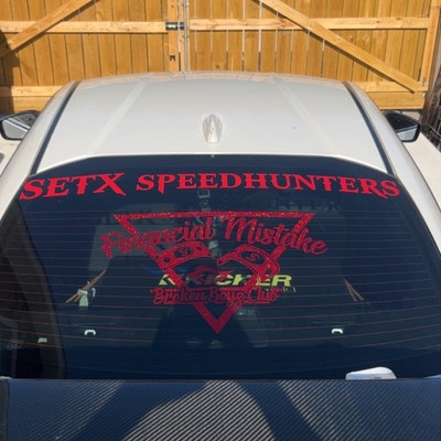 Neck Breaker Windshield Decal Car Sticker Banner JDM Vinyl - Etsy