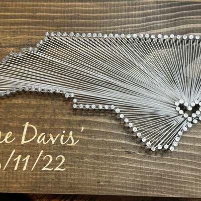Peru String Art Sign, Peru Wall Art, Peru Nail Art Sign, Custom Sign ...