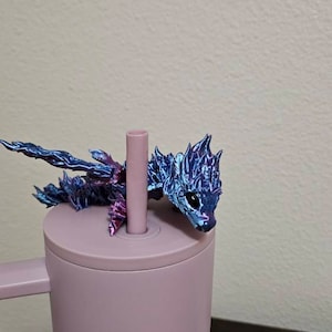 Crystalwing Dragon Straw Topper Stanley 30 Oz or 40oz Straw Topper Fits ...