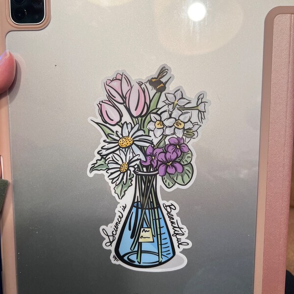 Test Tube Sticker, Science Sticker, Chemistry Sticker, Holographic ...