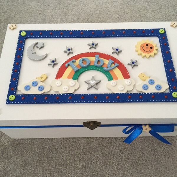 Little Monkey Memory Box, New Baby Boy Gifts, Cheeky Monkey Gift, New ...