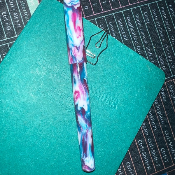 Agape Fountain Pen - "unicorn Poop" Diamondcast™ by Divine Pens Plus - Etsy