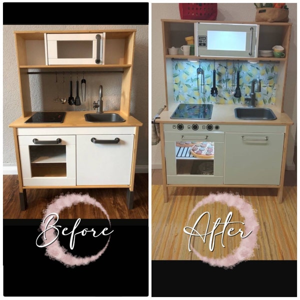 Sticker Set for IKEA DUKTIG Play Kitchen - Lemons With Bees (mint) - Etsy