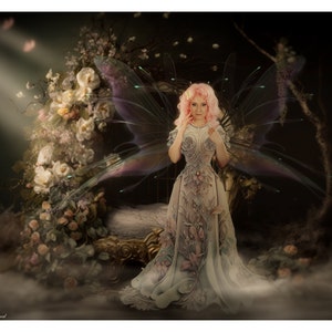 FAIRY BACKGROUND & OVERLAYS Instant Download, Magical, Forest, Path ...