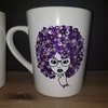 Mug, Bling Mug, Cup, Rhinestone Mug, Glass Rhinestones, Ceramic Mug ...