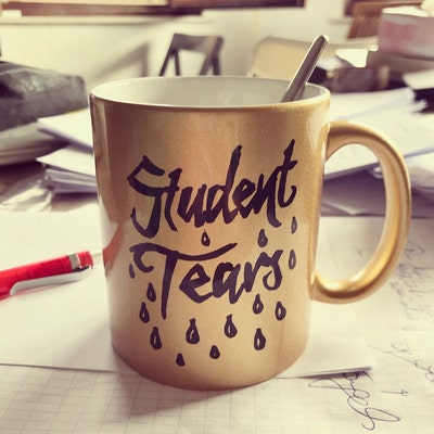 Gold Student Tears Mug Graduation Student Gift Mug for Him - Etsy
