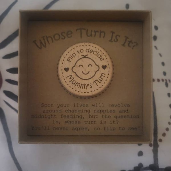 Baby Decision Coin / Best Baby Shower Gift / Novelty Gift / New Parent ...