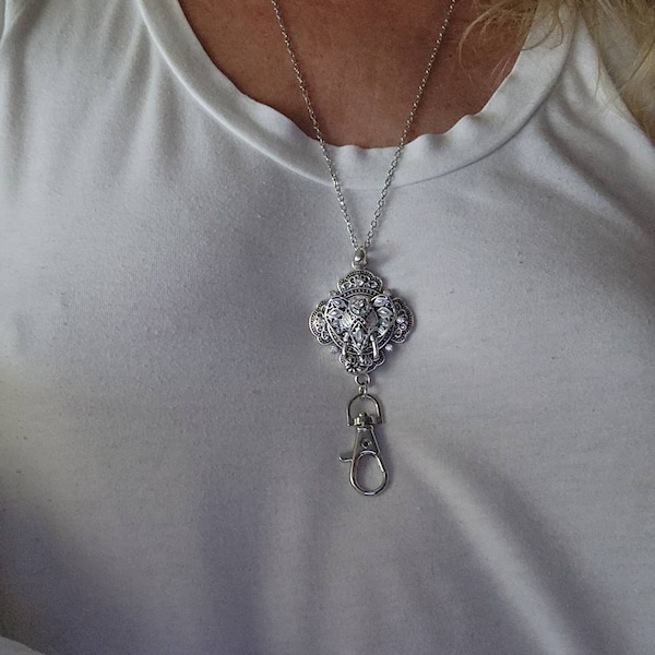 Snap Necklace Curlycue Snap Necklace, Silvertone, 24" Link Chain. Fits ...