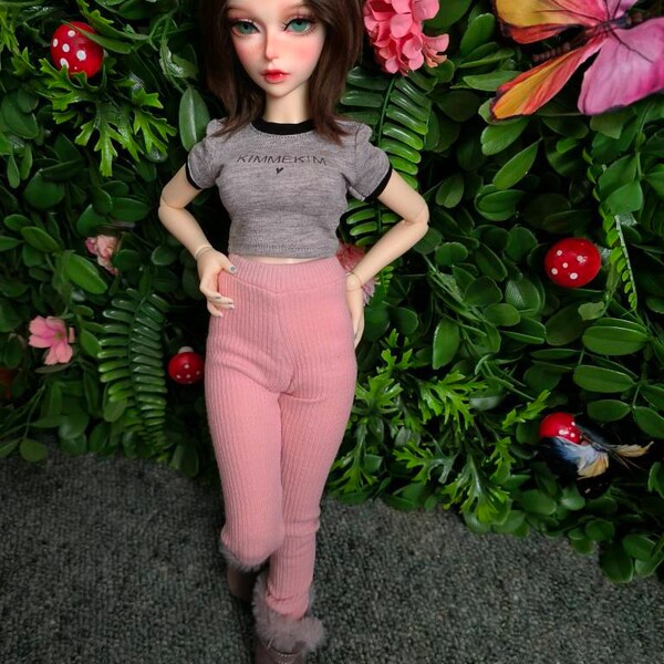 17cm Bjd Head Long Unicorn Mix, Violet Gray No Bangs Handmade Hand Dyed ...