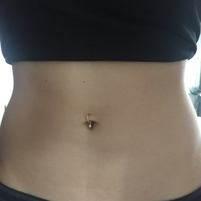 Belly Piercing Opal-belly Hoop Opal-tiny Belly Piercing-tiny Navel Ring ...