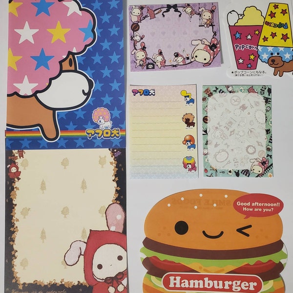 30 Piece Kawaii Origami Memo Sheet Grab Bag Vintage/rare/difficult to Find Japanese Brands Crux ...