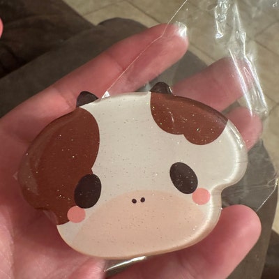 V.7 Cute Animal Phone Grips/ Kawaii Grip/ Acrylic Grips/ Glitter ...