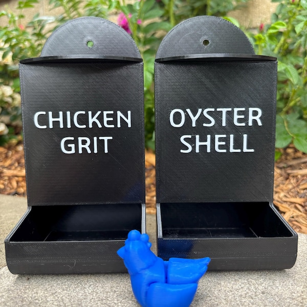 Chicken Oyster Shell/grit Feeder – 3D Printed, Mess-free Design for ...
