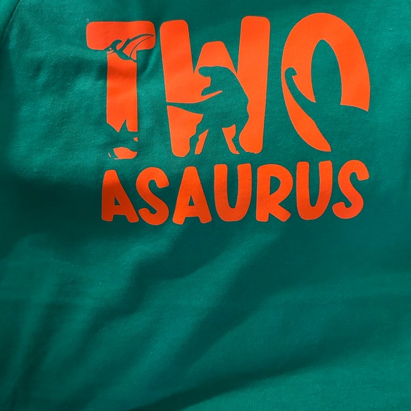 Two-a-saurus SVG, Two Asaurus PNG, 2nd Birthday Boy Design, 2 Year Old ...