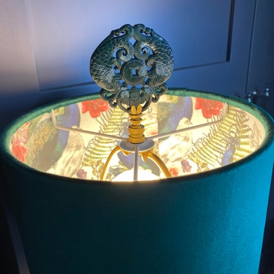 Blue Coral Oyster Sea Shell Lamp Finials in Silver Natural - Etsy