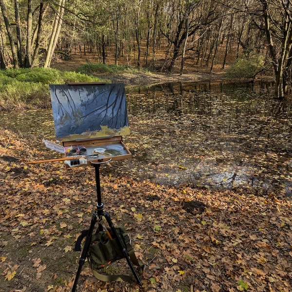 Pochade Box for PLEIN AIR Painting, Outdoor & Portable Artist Easel ...