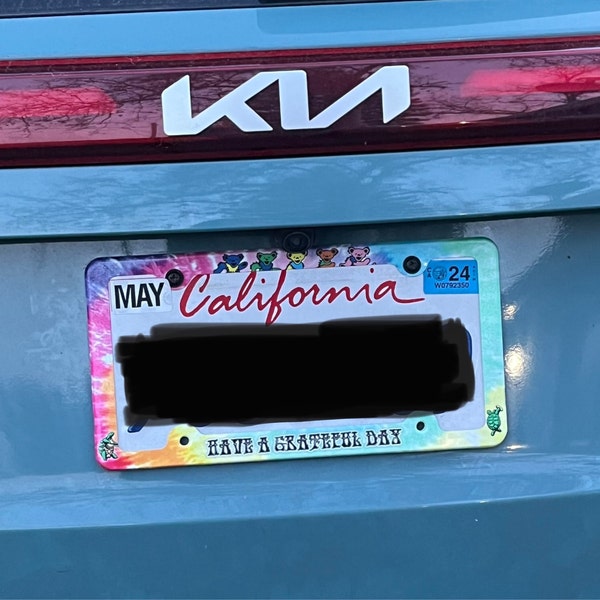 Have a Grateful Day License Plate Frame Dancing Bears and Terrapin ...