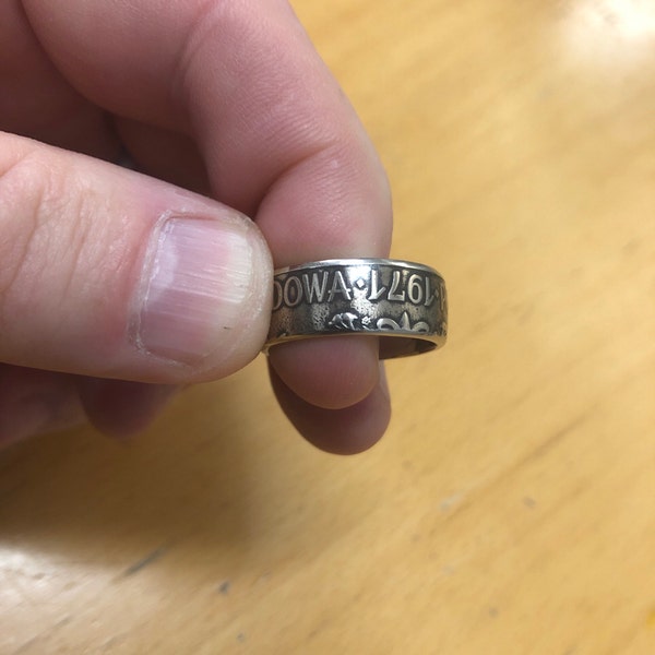 Danish Coin Ring - Souvenir From Denmark Kroner - Rings From Coins ...