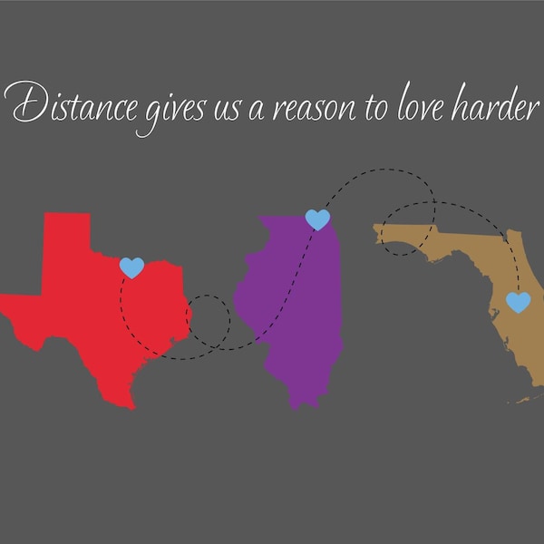 Design Your Own State Art or Country Art. Map Print. Custom State or ...