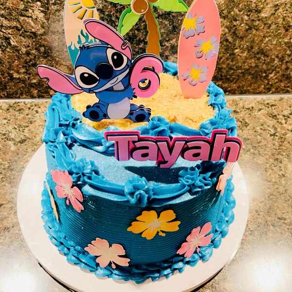 Stitch Cake Topper - Etsy
