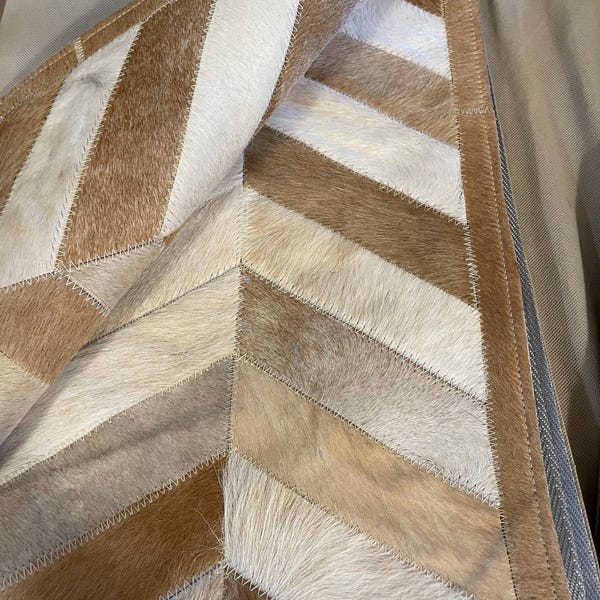 Cowhide Patchwork Rug * RAW Leather Argentina - Free Shipping ...