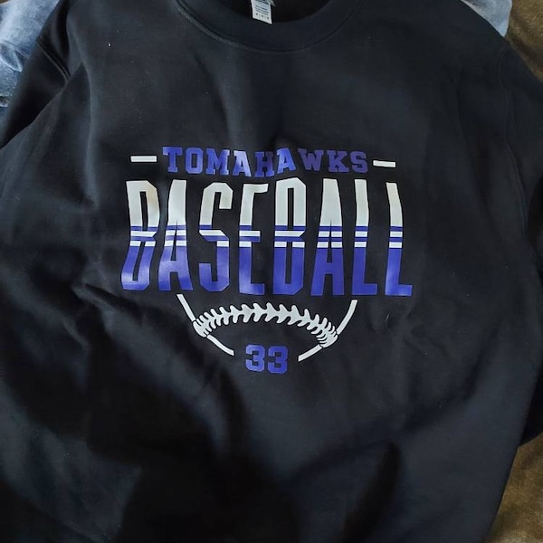 Custom Baseball Hoodie, Personalized Baseball Sweat, Baseball Team Name ...