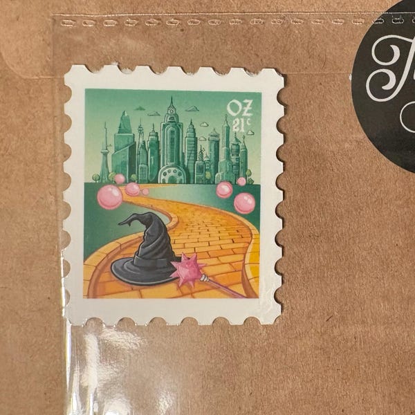 Wicked Movie Stamp Stickers | Shiny or Holographic, Broadway Oz - Etsy